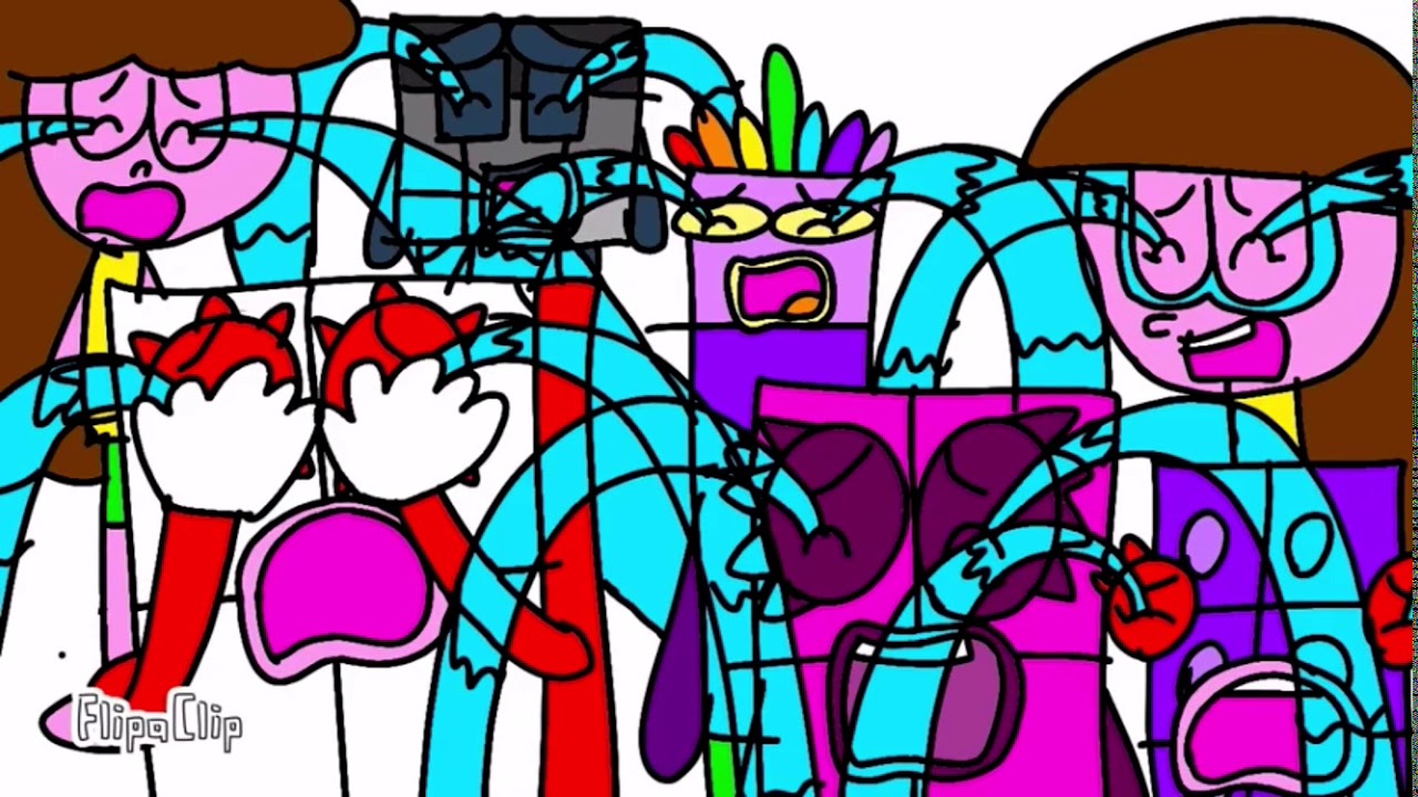 Anna, Toby and Numberblocks 6-10 react DTBG got terminated - YouTube