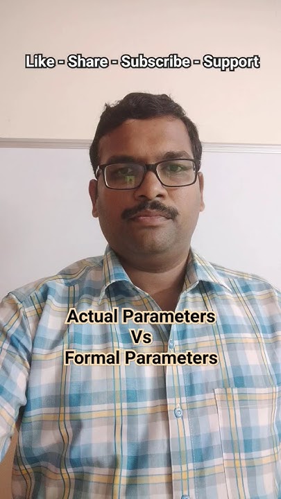 Actual Parameters Vs Formal Parameters in C Language #cprogramming # ...