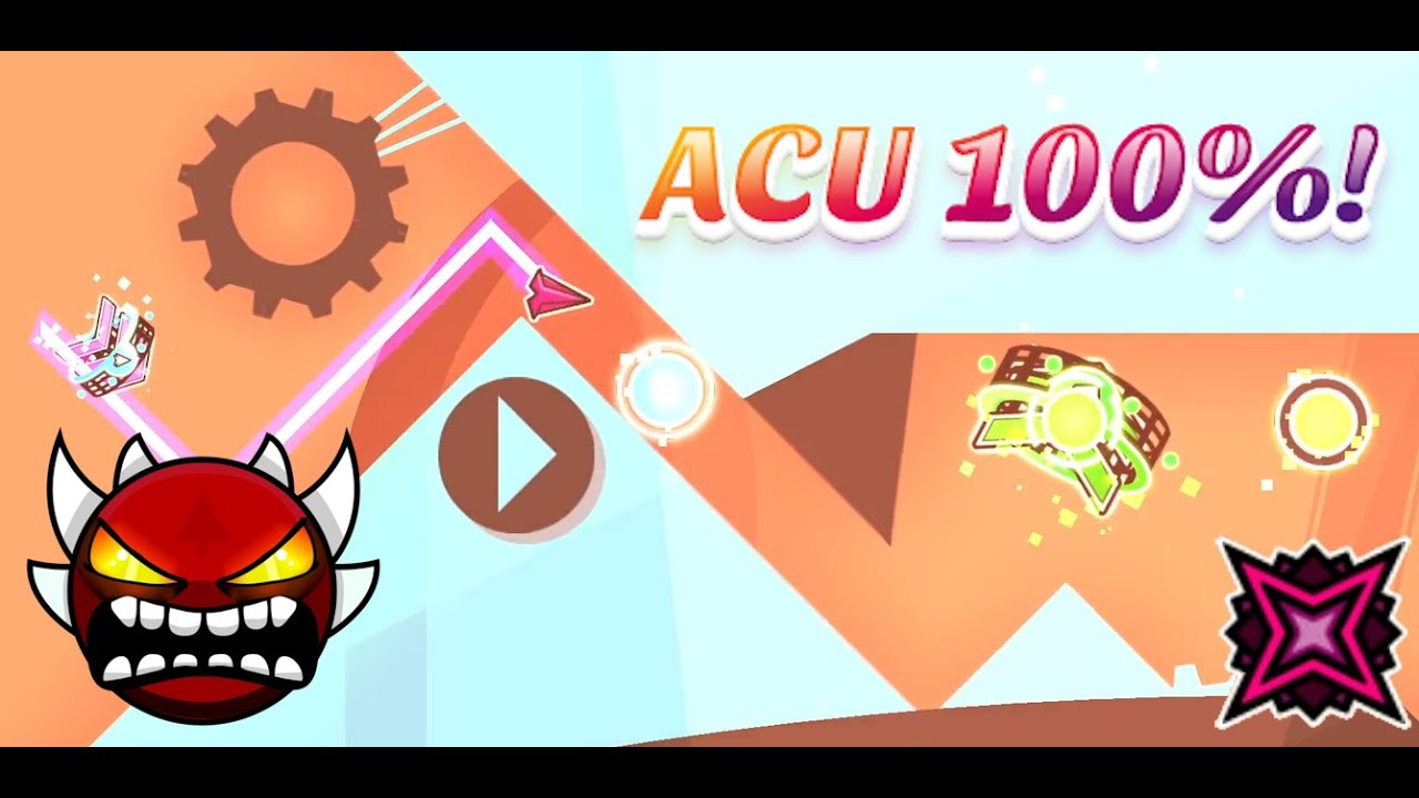 ACU 100% FIRST EXTREME | Geometry Dash - YouTube