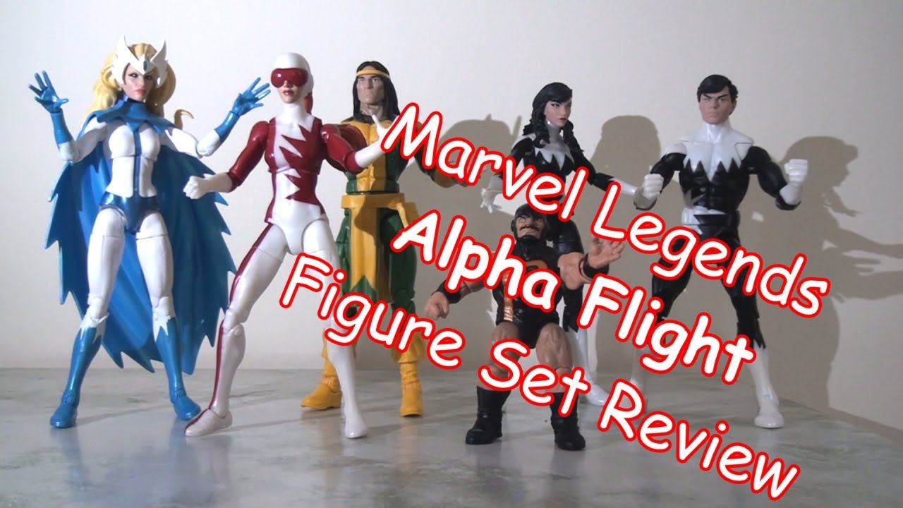 Marvel Legends Alpha Flight figure set Review - YouTube