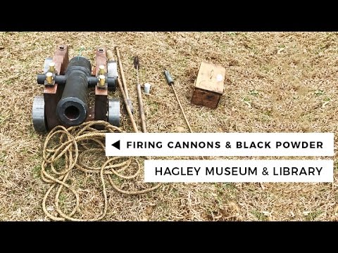 Cannon Firing & Black Powder at Hagley Museum & Library - YouTube