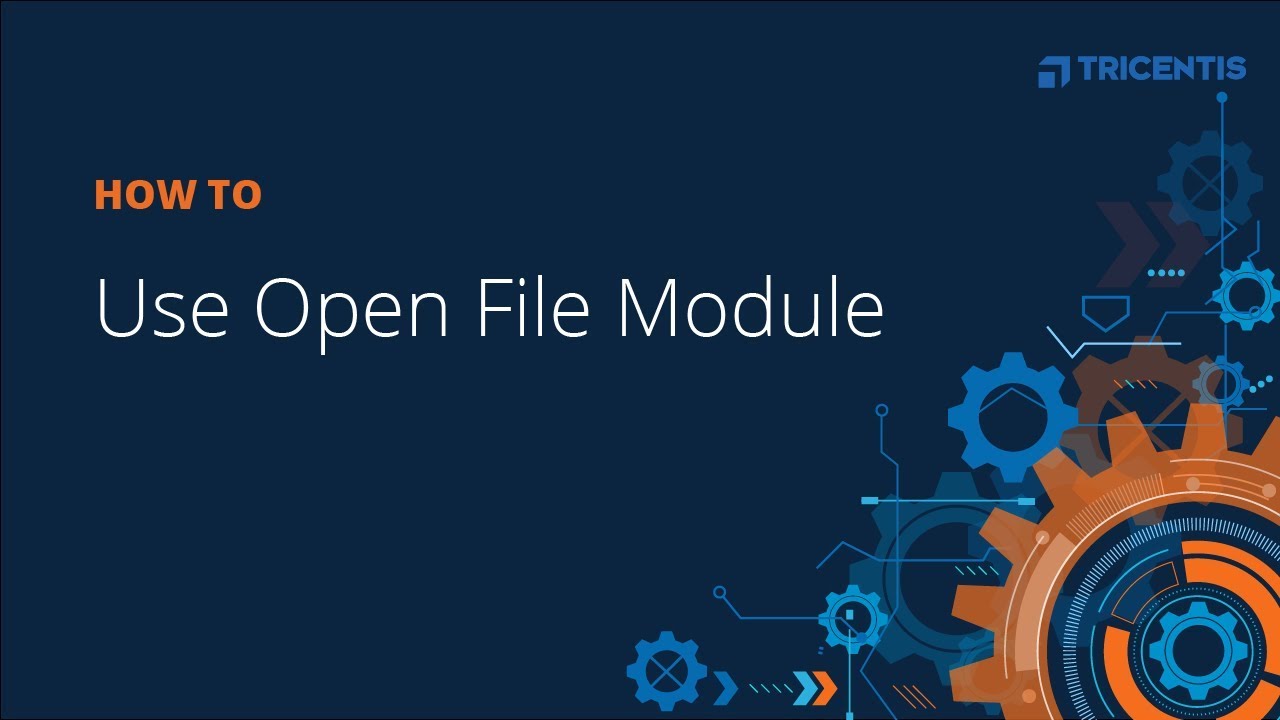 How To: Use Open File - YouTube