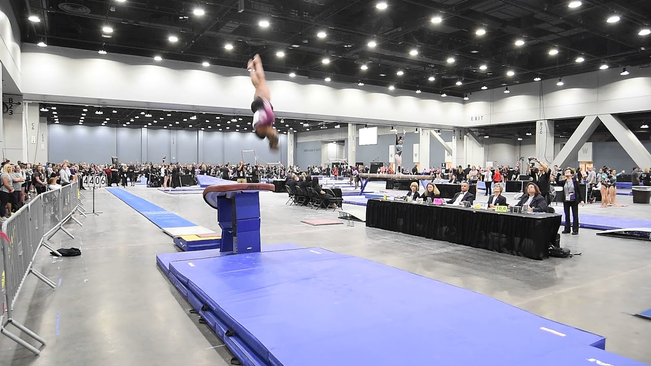 Jaedyn Rucker - Vault 2 - 2018 Women's Junior Olympic National ...
