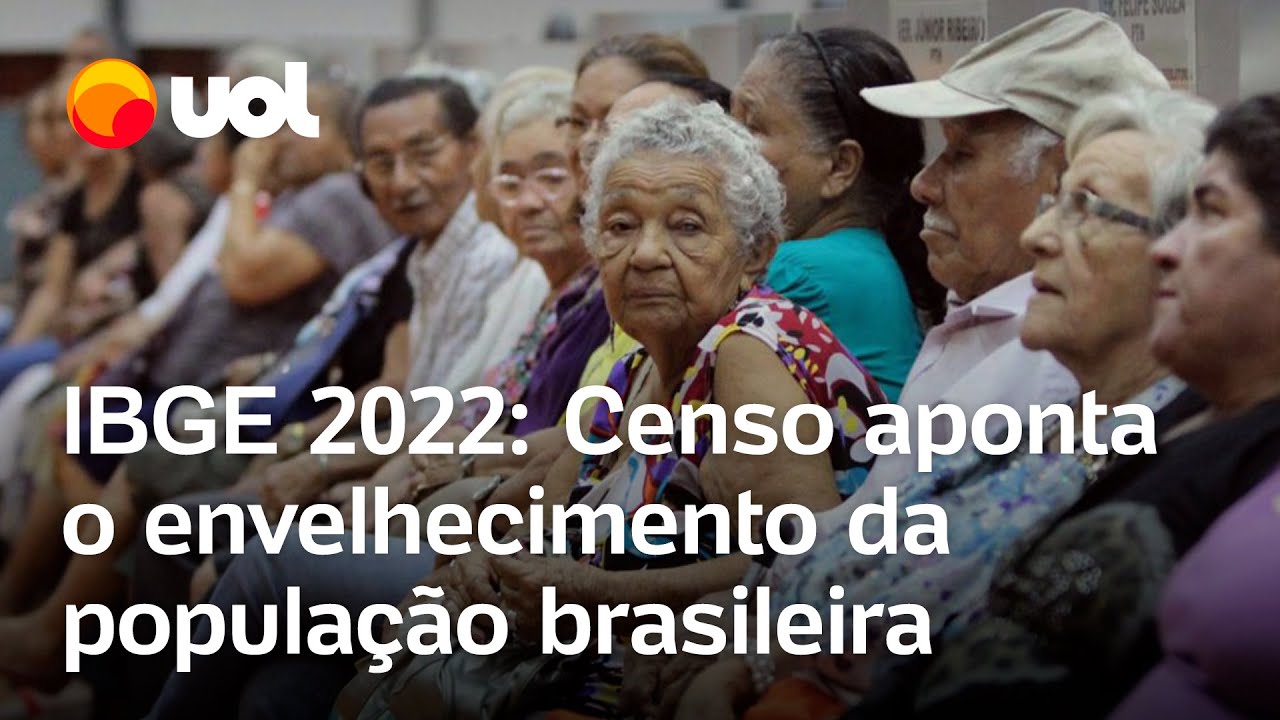 Censo 2022 IBGE: gráfico mostra evolução da idade média do brasileiro ...