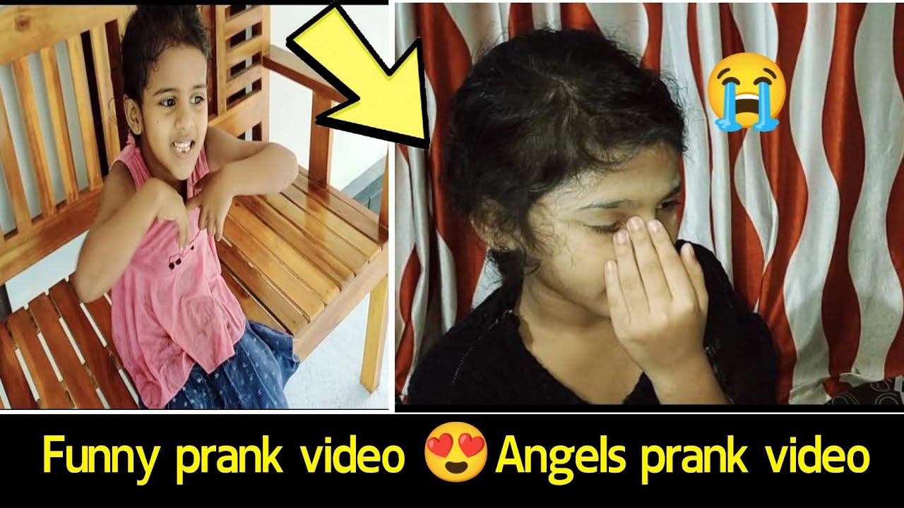 Funny prank video 😍Angels prank video.... - YouTube
