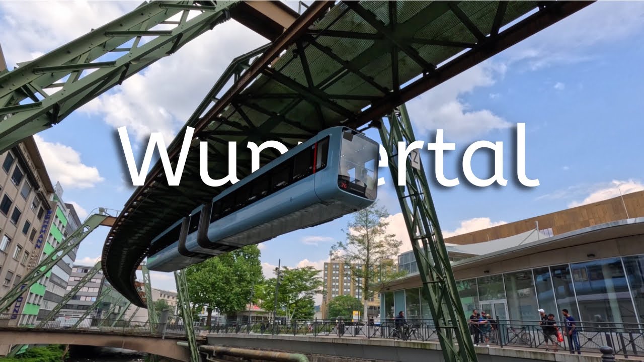 Wuppertal, the city of flying trains | 4K - YouTube