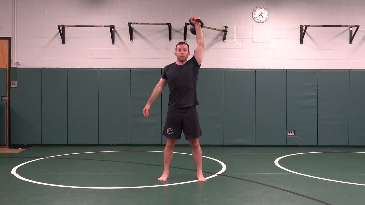 1 Arm KB Clean and Press - YouTube