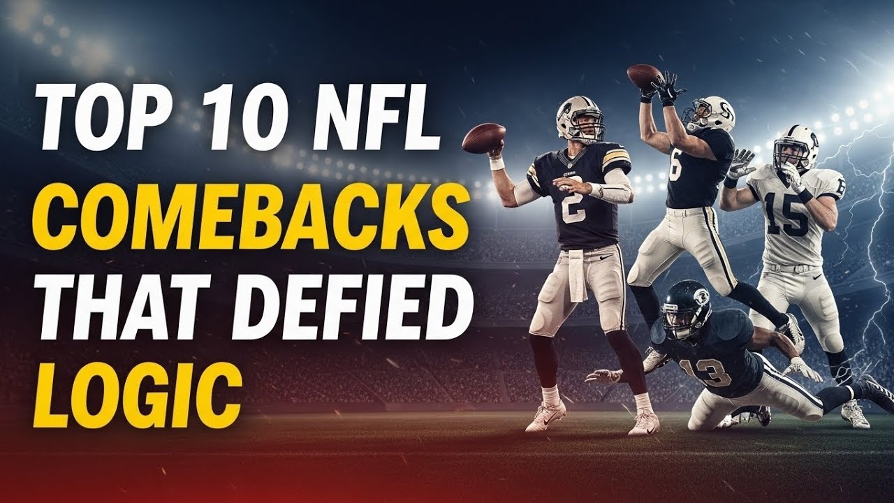 TOP 10 NFL COMEBACKS THAT DEFIED LOGIC - YouTube