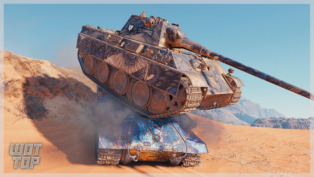 Panther mit 8,8 cm L/71 - 12 Kills 6.7K Damage - World of Tanks - YouTube