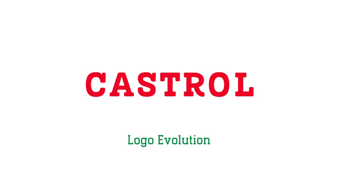Logo History - Castrol Logo Evolution - YouTube