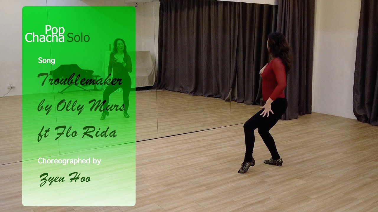 Troublemaker - High Beginner Pop Chacha Solo - Dance Tutorial with ...