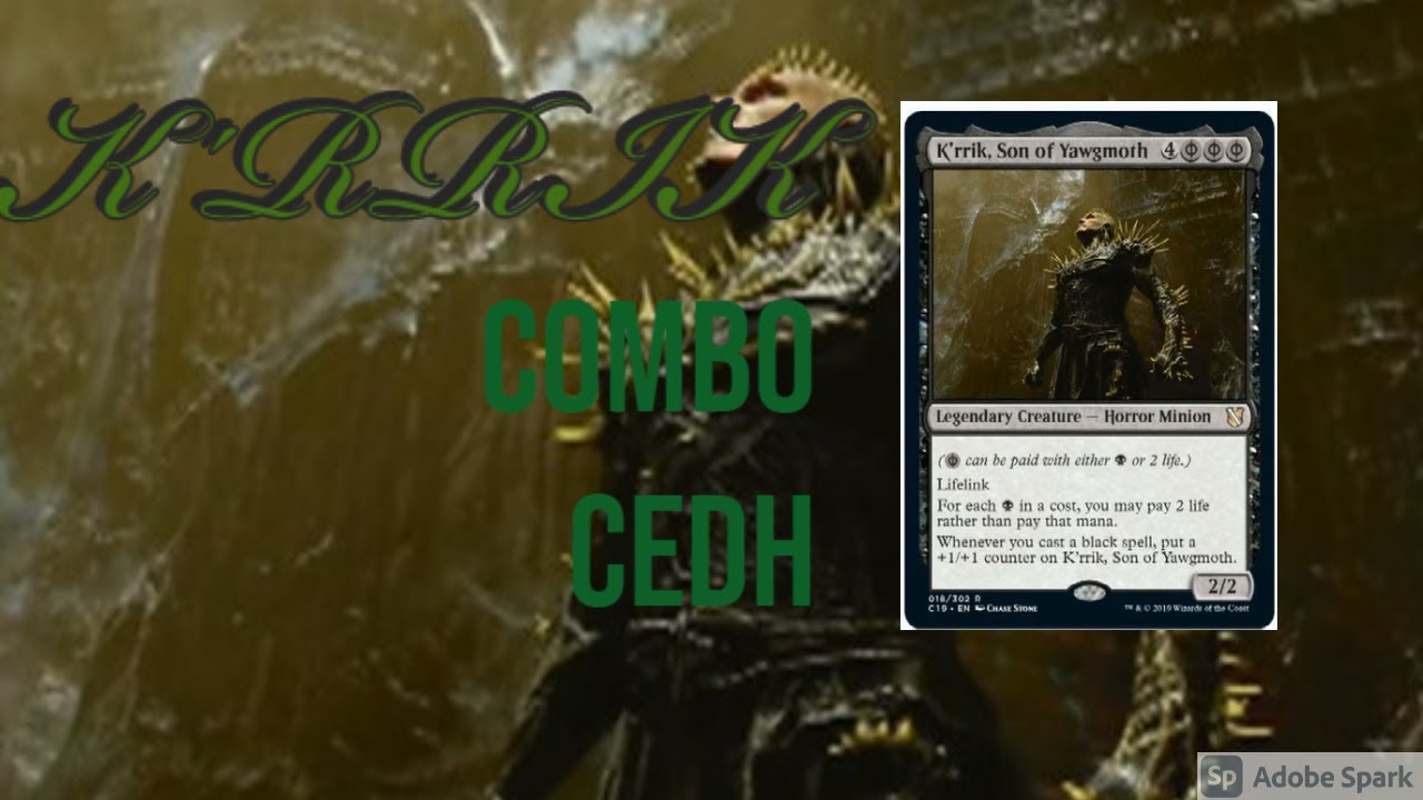 Magic The Gathering CEDH Deck Tec - K'RRIK COMBO TEC - YouTube