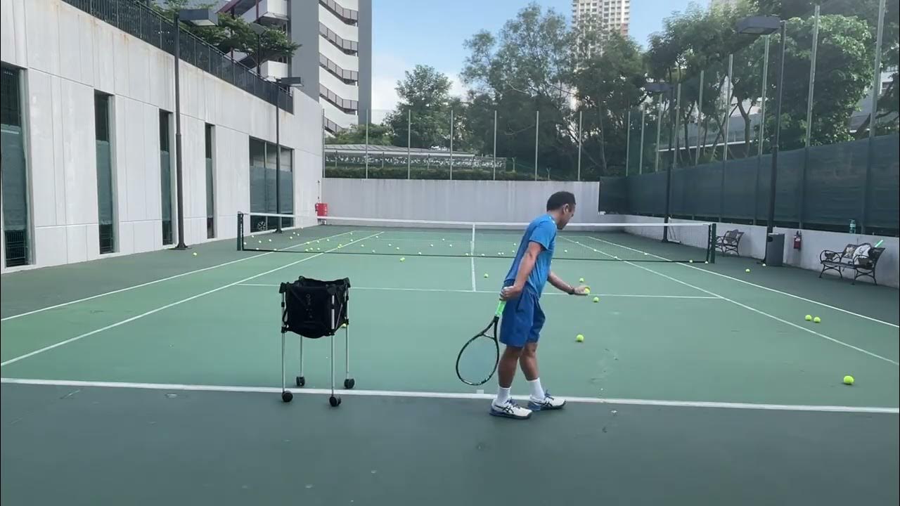 Tennis Serve Practice - YouTube