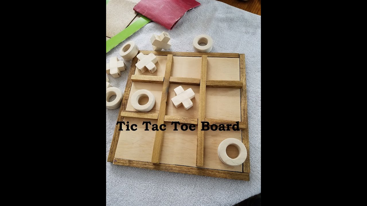 Making a Tic Tac Toe board - YouTube