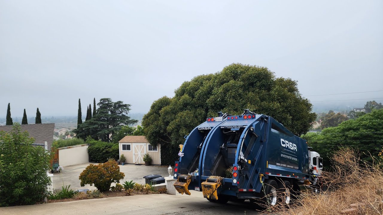 THE TOUGHEST AND HEAVIEST GARBAGE ROUTE IN ORANGE COUNTY - YouTube