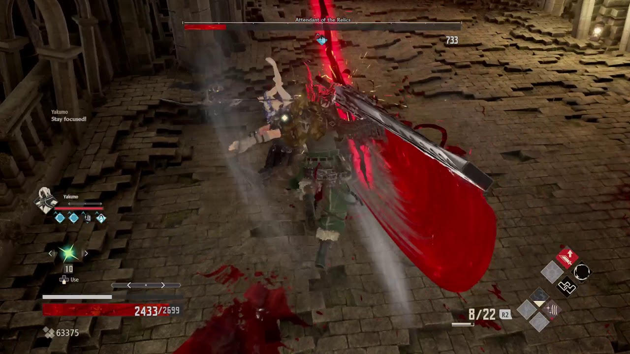 CODE VEIN Boss - Attendant of the Relics - YouTube