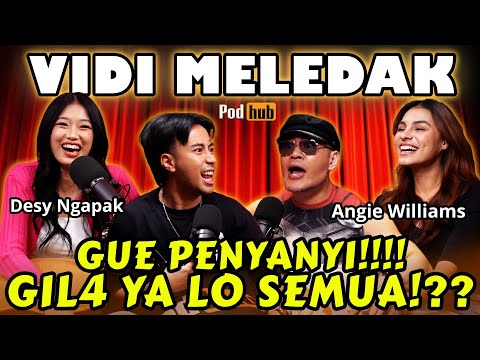 SATU STUDIO KESURUPAN🤣LOE PADA GIL44⁉️🤣 - Vidi - PODHUB - Desy ngapak - Angie Williams