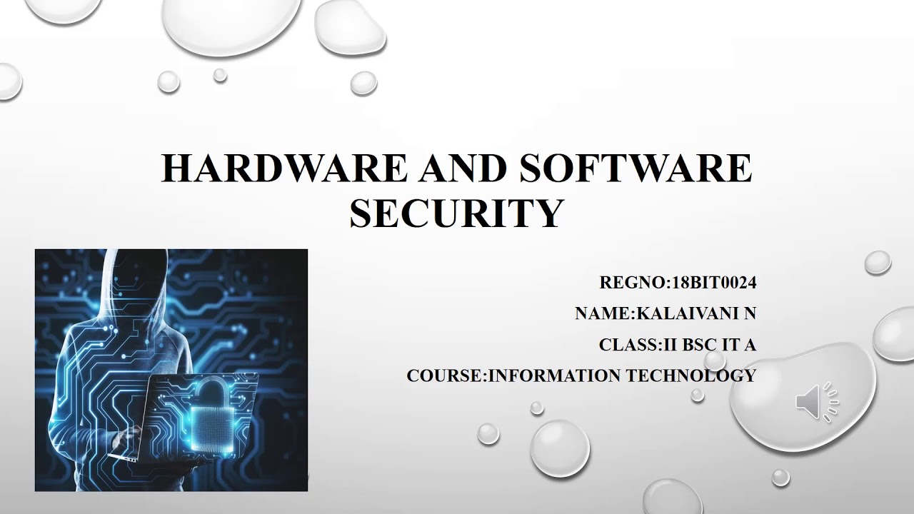 Hardware and software security - YouTube