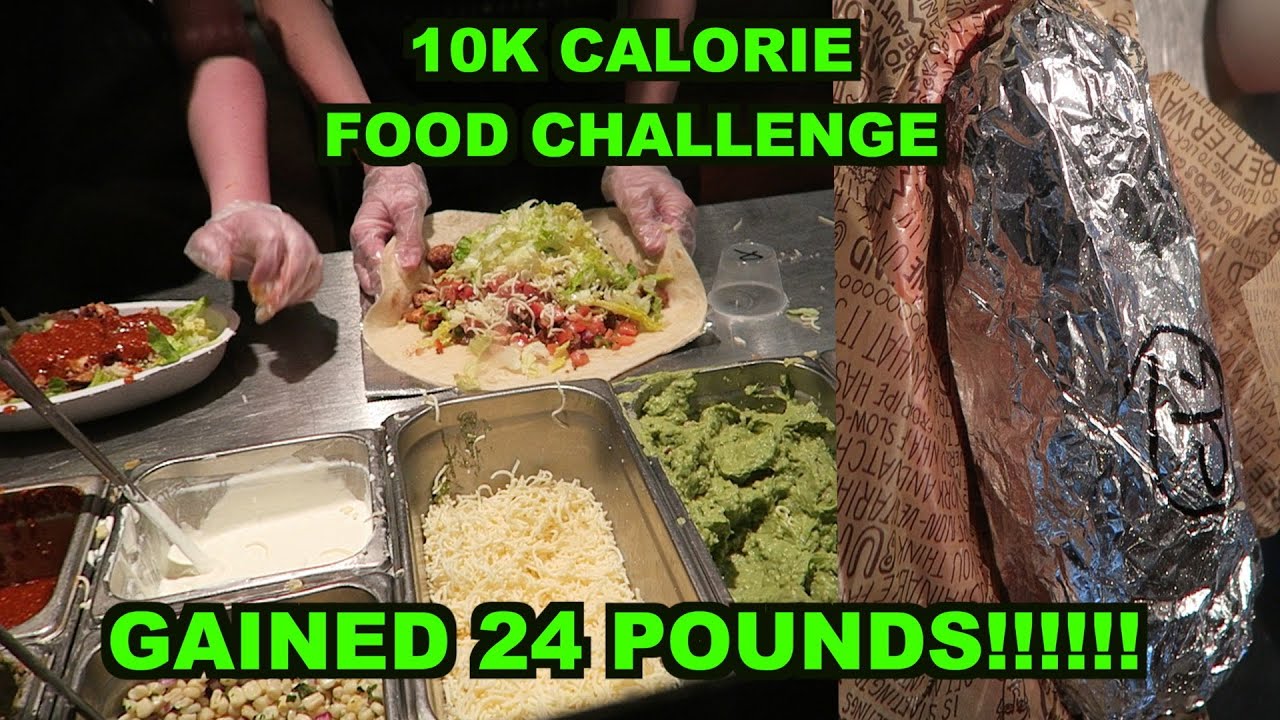 10K Calorie Food Challenge | GAINED 24 POUNDS!!! - YouTube