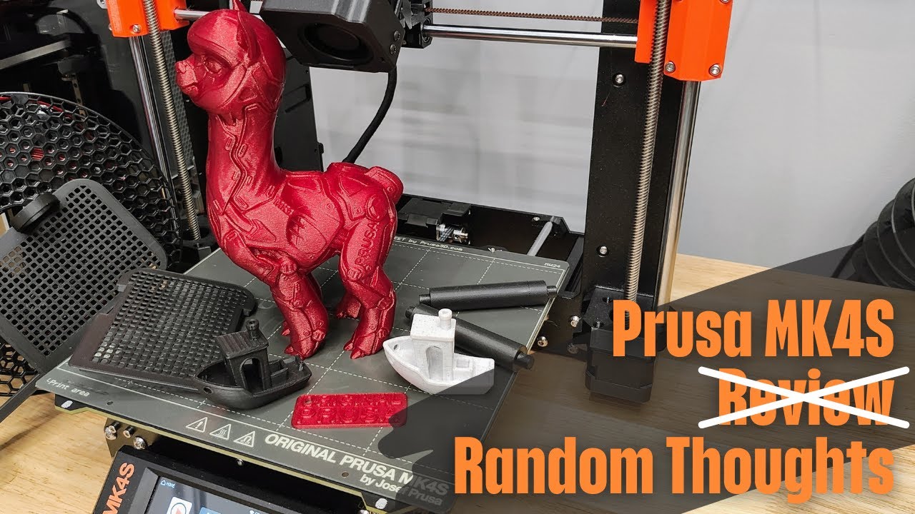 My Thoughts on the Prusa MK4S After Two Months of Printing - YouTube