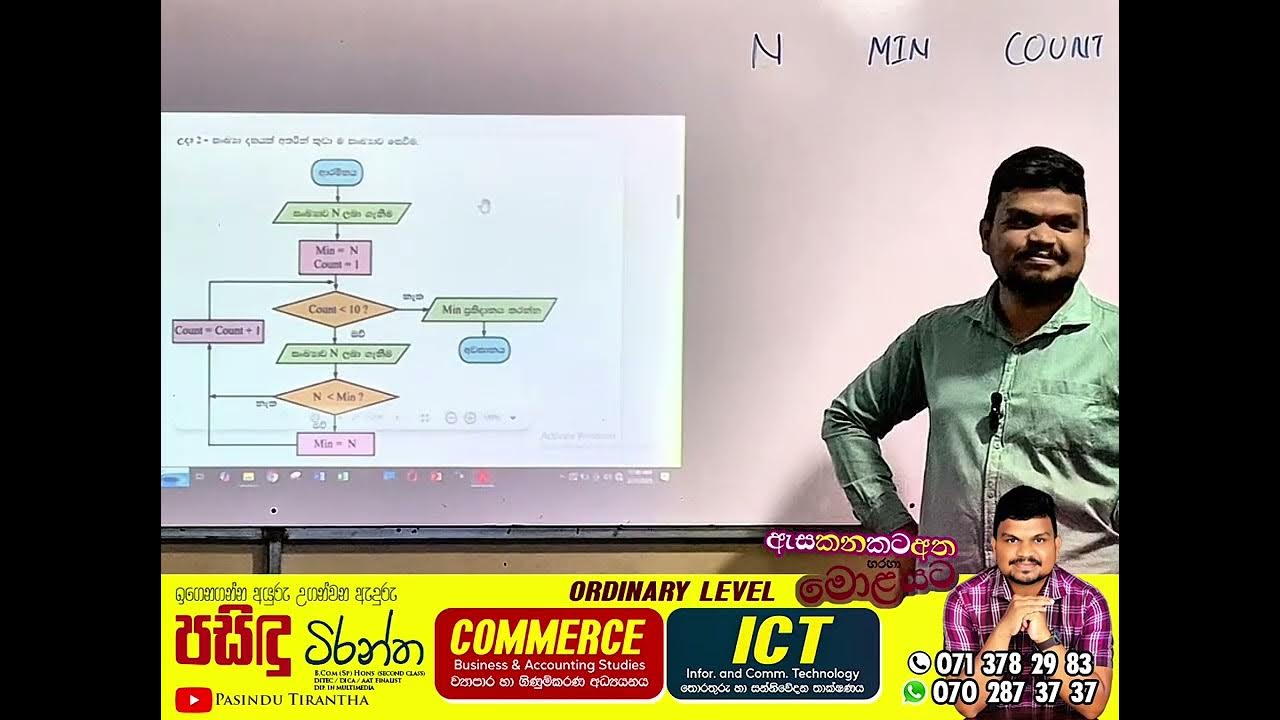 Grade 11 ICT | 1st Lesson | Programming | Pseudo Codes | ව්‍යාජ කේත | Part 04 | O/L ICT - YouTube