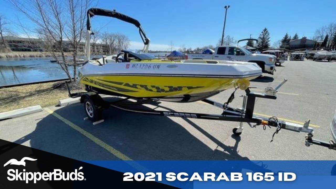 2021 Scarab 165 ID/Impulse Jet Boat Tour SkipperBud's - YouTube