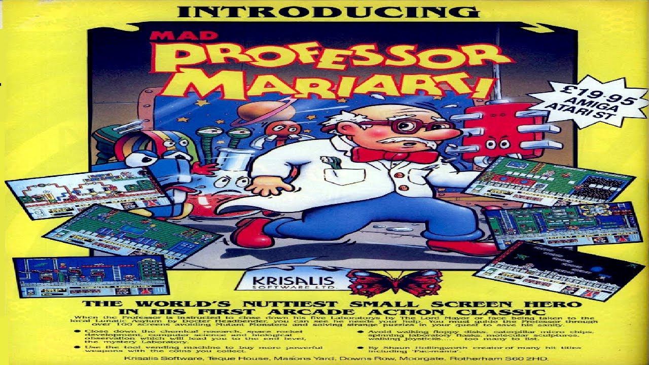 MAD PROFESSOR MARIARTI (Acorn Archimedes Gameplay Sample) - YouTube