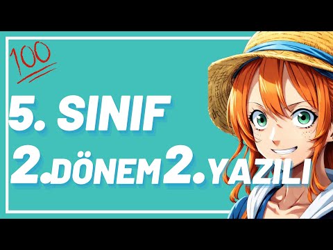 5. SINIF İNGİLİZCE 2. DÖNEM 2. YAZILI