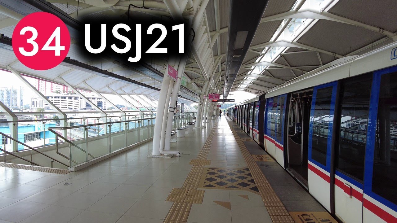 KJ34 USJ21 LRT Station (Part 2) | Kelana Jaya Line - YouTube