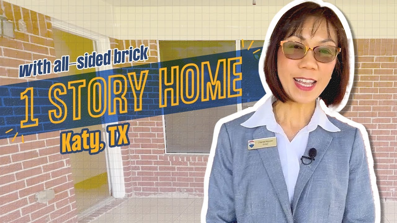 Katy, TX 1 story Home with All-Sided Brick - YouTube