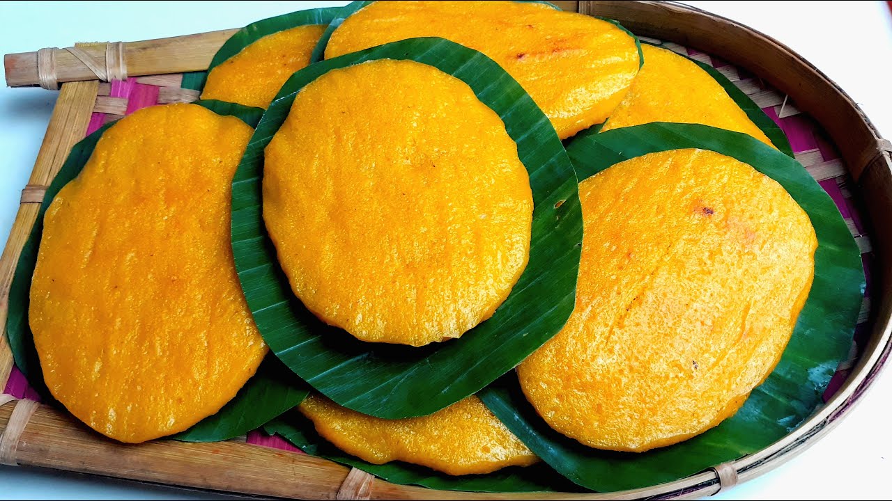 গ্রাম বাংলার সেই অথেন্টিক নিয়মে কলা পাতায় তালের পিঠা | Kala Patay ...