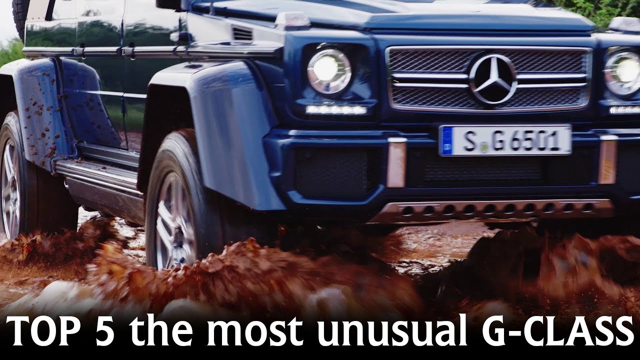 Top 5 the most unusual G-class - YouTube