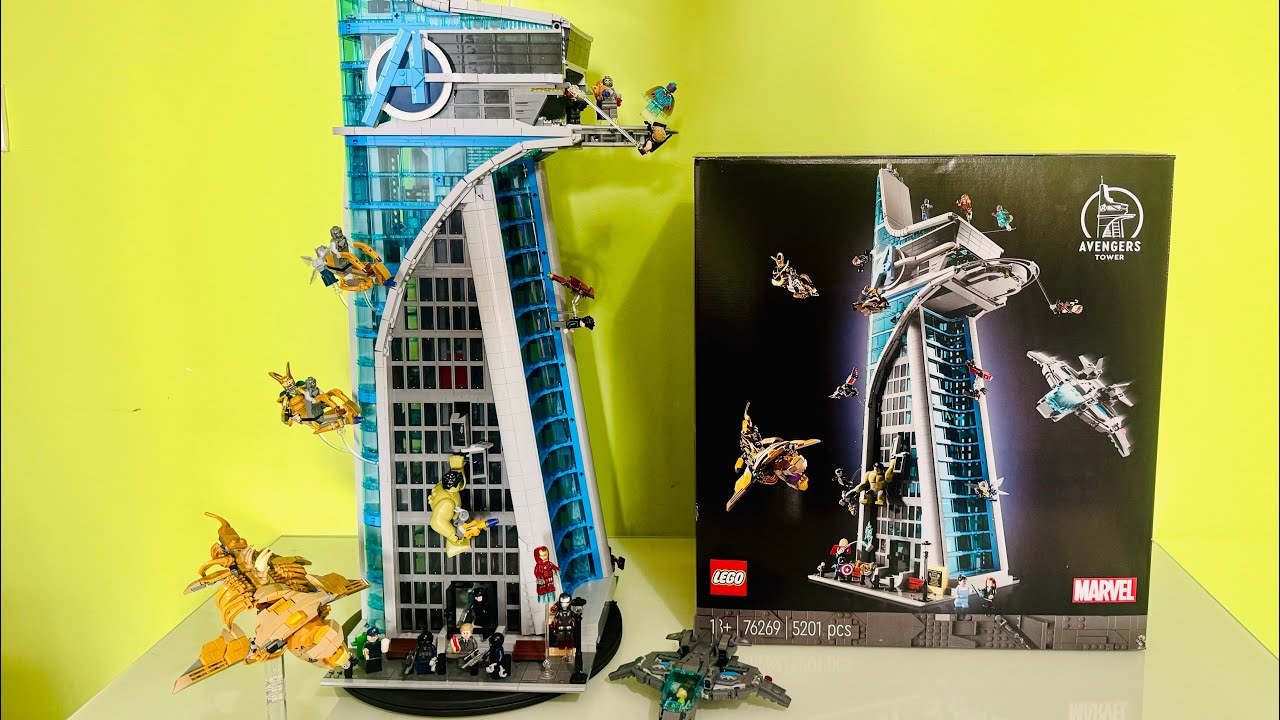 LEGO Marvel Avengers Tower Timelapse Build | 5,201 Pieces Model 76269 ...