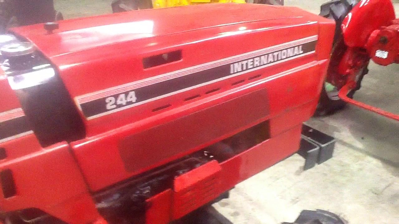 Donington Auctions - LOT 98 - International 244 tractor - YouTube