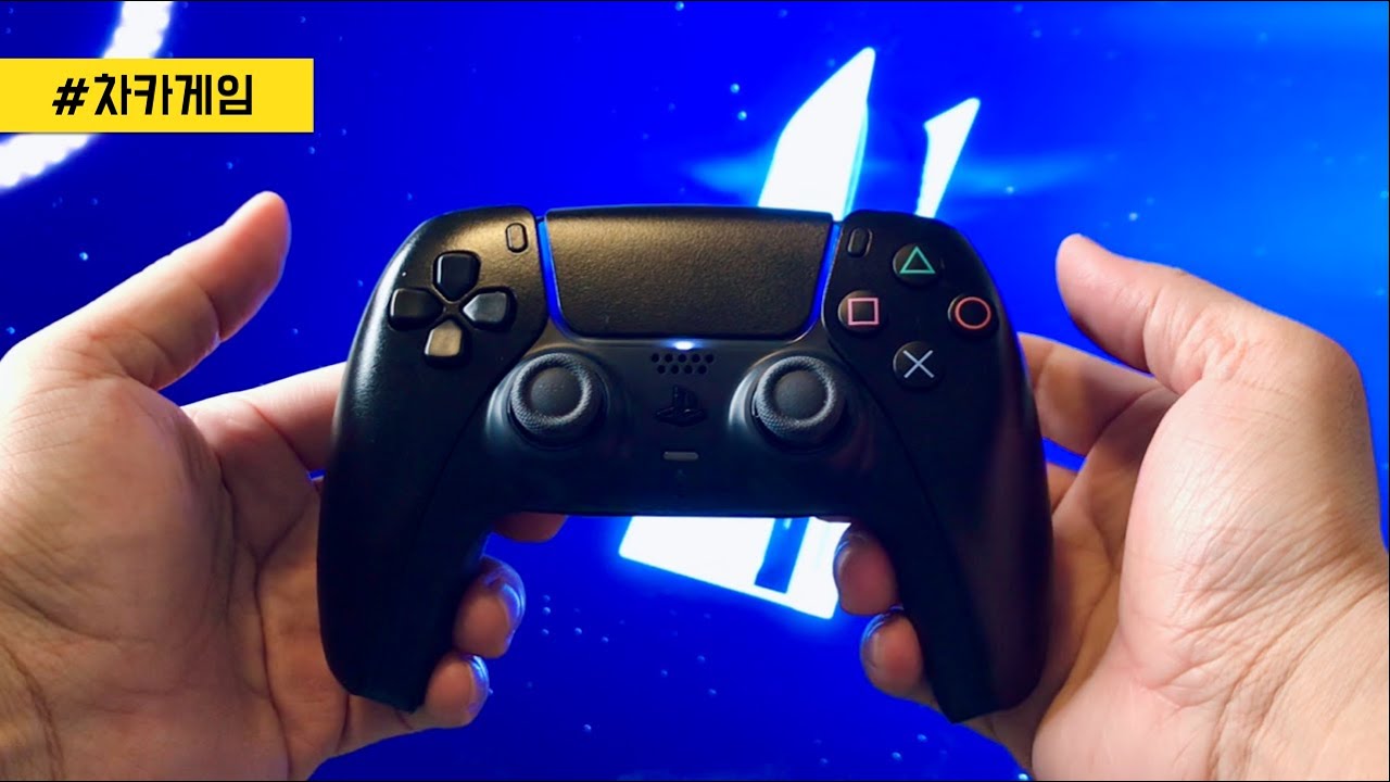 올 블랙 PS5 듀얼센스 컨트롤러 - All black PS5 Dualsence controller - YouTube
