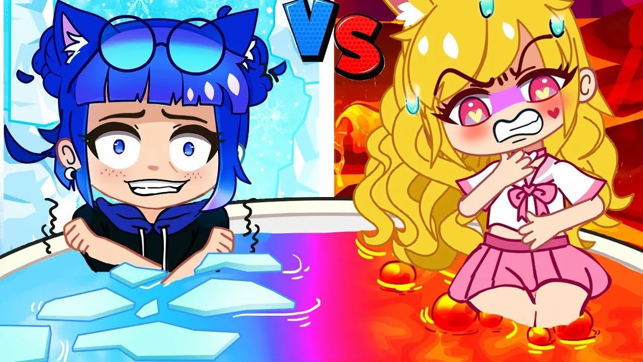 Cold Vs Hot Who Is Her Battle? Gacha Life Gacha Club Gacha Mini Movie ...