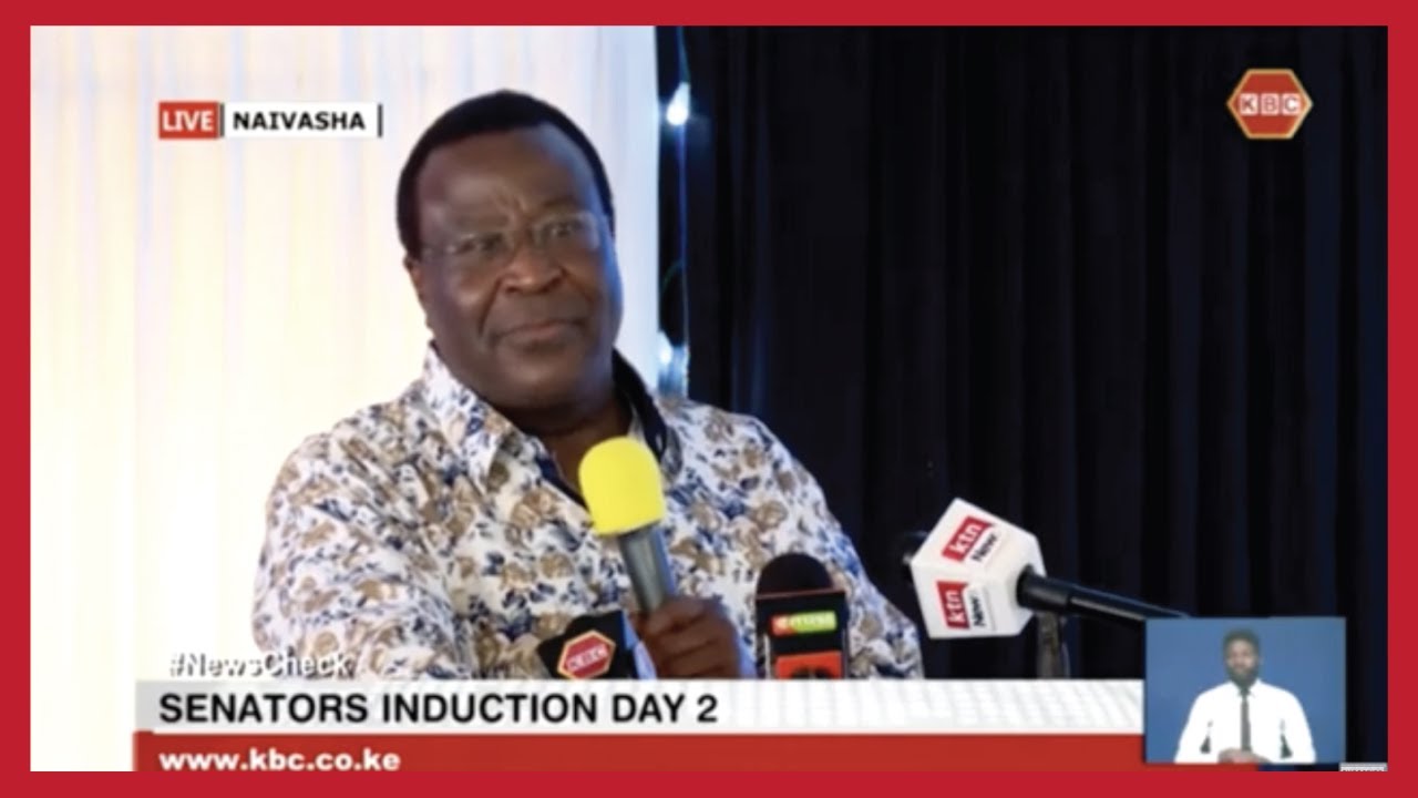 LIVE | Senators induction Day 2: Former Senate Speaker Ekwe Ethuro ...