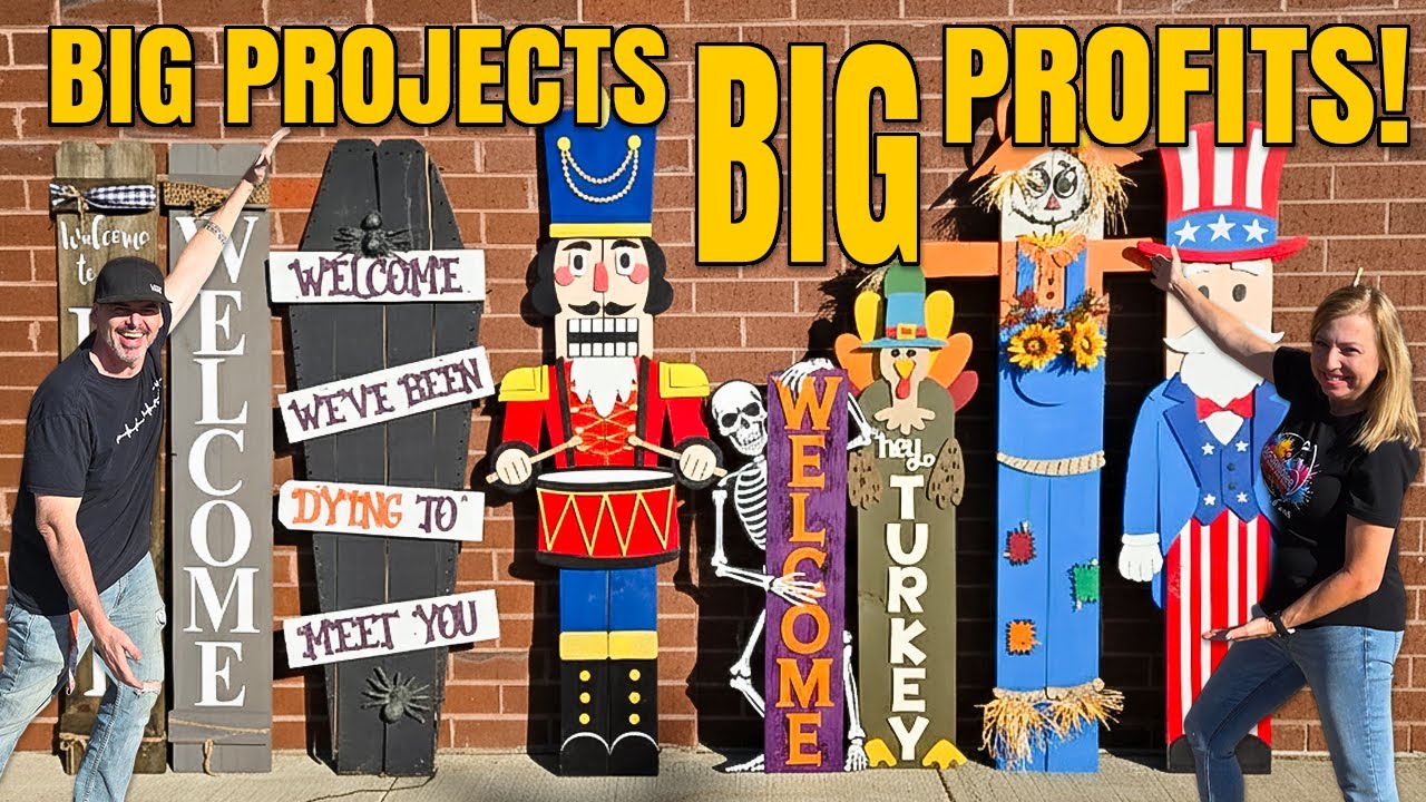 Turn Fence Pickets Into $100 Porch Signs | Easy Laser Craft Tutorial ...