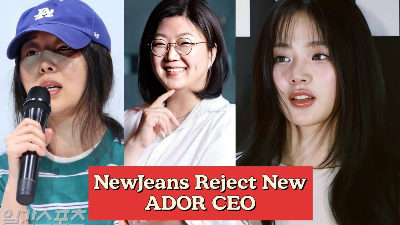 NEW JEANS REJECTS ADOR'S NEW CEO AND ENDORSES MIN HEE JIN DURING AN ...