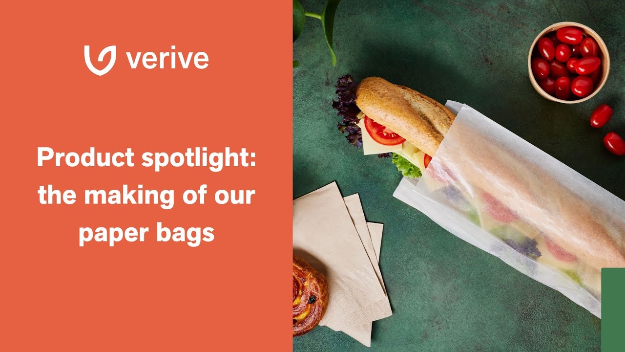 The making of Verive paper bags | Production process - YouTube