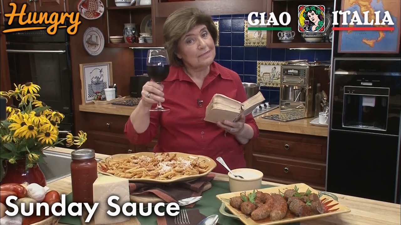 Sunday Sauce - Ciao Italia with Mary Ann Esposito - YouTube