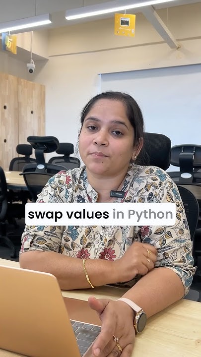 Swap values in python #python #coding #learncoding #codingforkids #shorts #codingforkids - YouTube