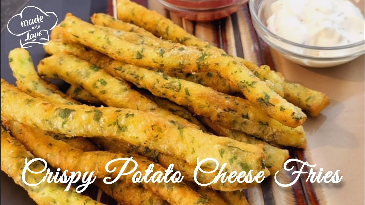 Crispy Potato Cheese Fries Recipe - YouTube
