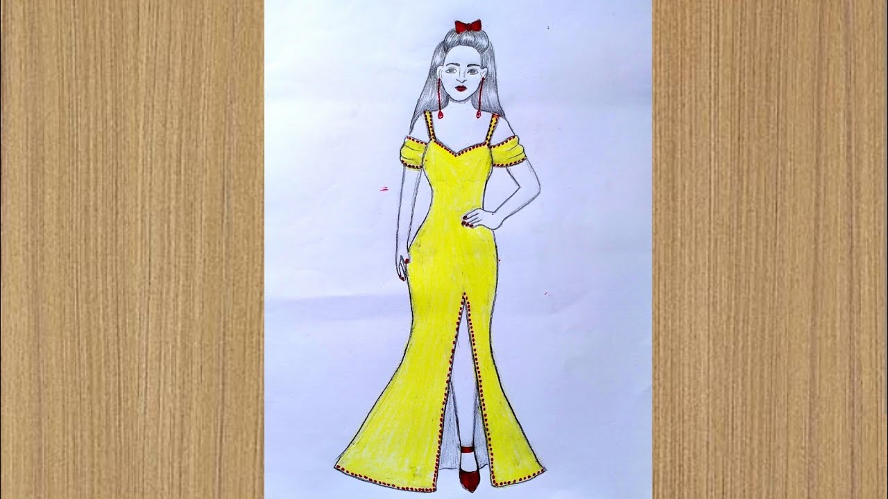 How To Draw A Girl With Pencil Awesome Easy Drawing Of Akbar While ...