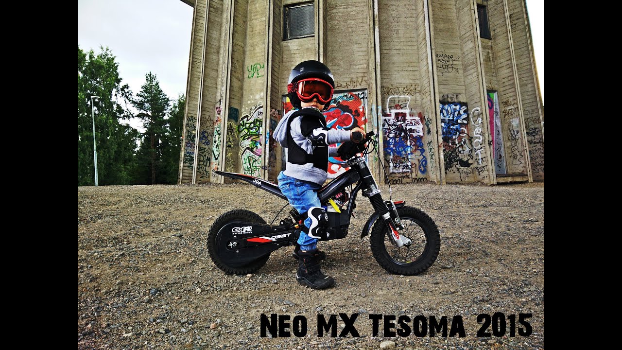 Neo Mx Tesoma 2015 - 2 Years old riding Oset 12.5 - YouTube