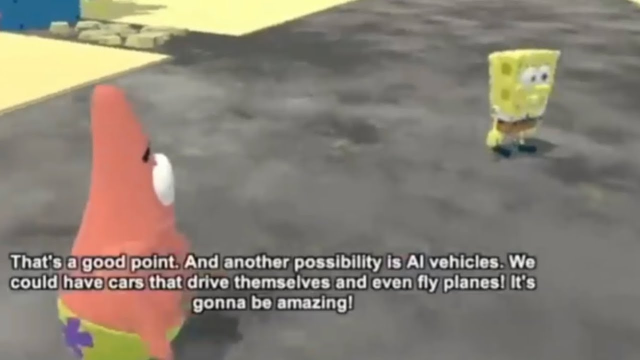 AI SpongeBob Talk About AI - YouTube