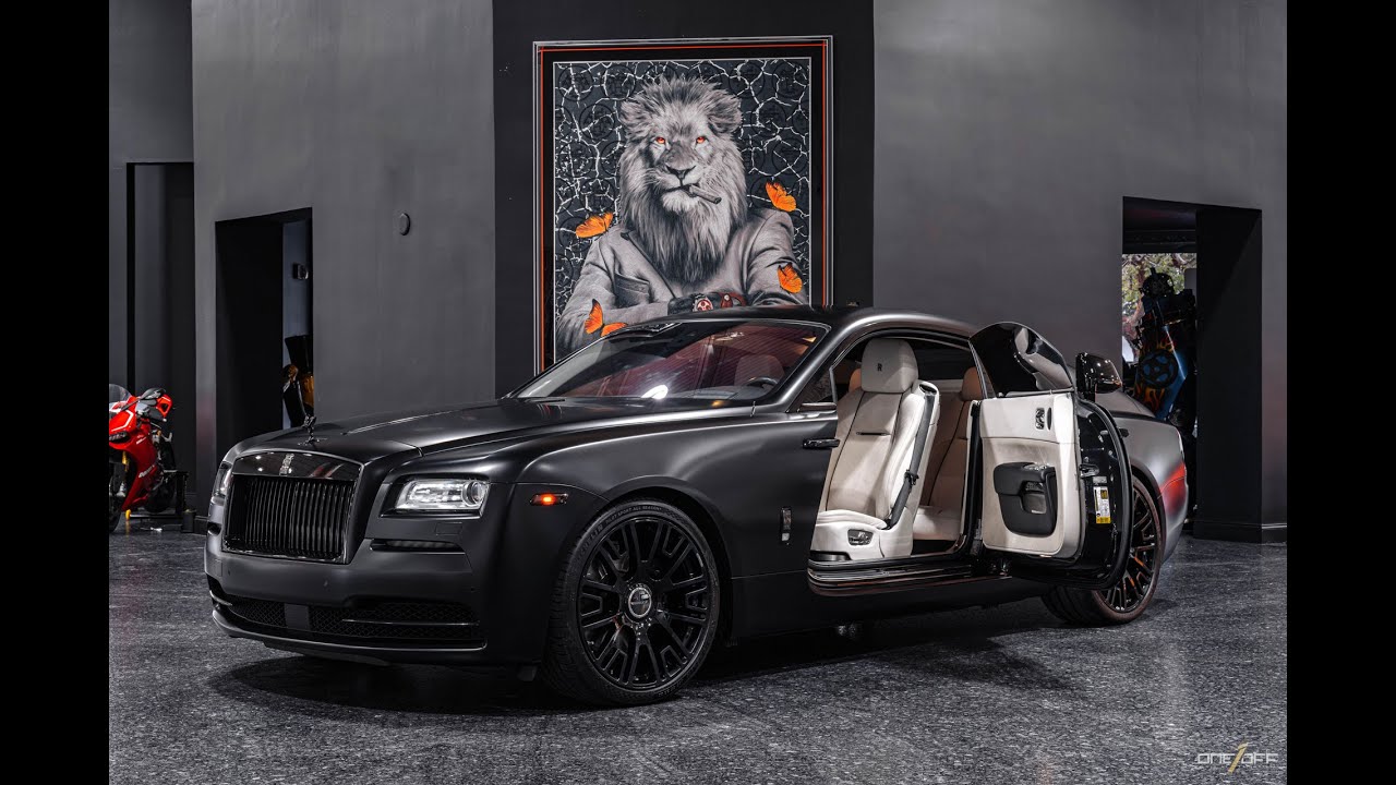 MATTE BLACK 2014 Rolls Royce Wraith Lowered on Mansory Forged Wheels ...