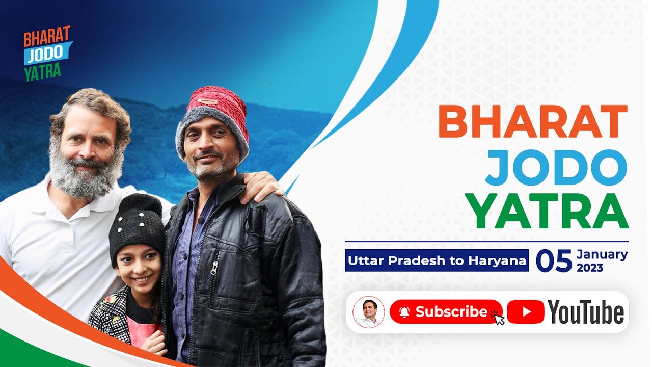 Bharat Jodo Yatra | Ailum Village to Sanoli | Shamli to Panipat | Uttar ...