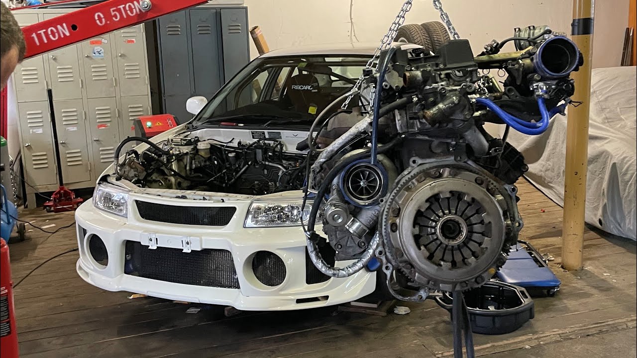 Mitsubishi Evo V | Engine Tear Down - YouTube