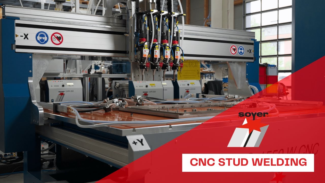 CNC Stud Welding Machine | Soyer - YouTube
